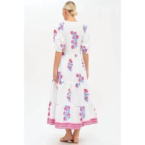 Oliphant | Dresses | New Oliphant Puff Sleeve Maxi Dress In Grandiflora ...